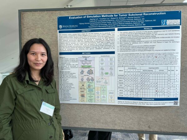 Dr. Jiaying Lai presents poster at NCI Spring School on Algorithmic Cancer Biology – Karchin Lab